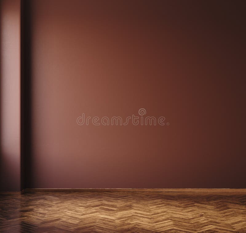 Empty Home Interior Wall Mock-up Stock Photo - Image of decoration ...