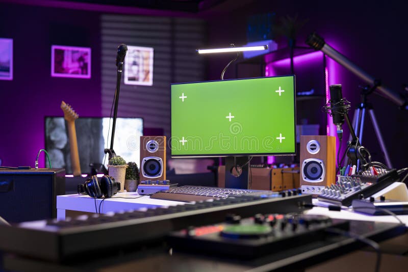 Empty Home Studio Equipped Mixing Instruments Devices Stock Photos ...