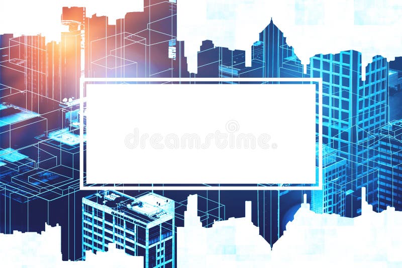 Empty web poster stock illustration. Illustration of card - 106956900