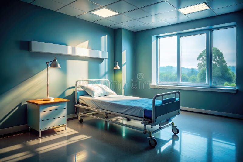 Empty Hospital Bed a Powerful Visual Representation of Solitude Despair ...