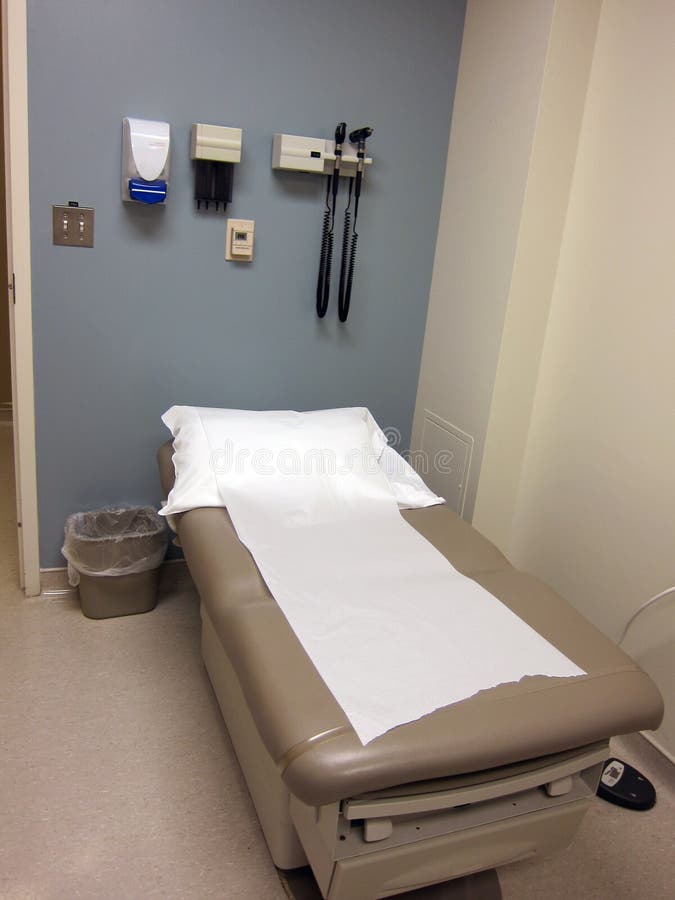 Empty Hospital Diagnostic Examination, Treatment Room Stock Photo ...