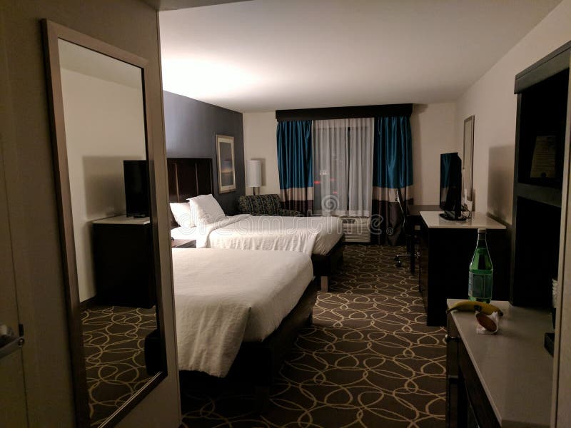 Fresh Hotel Room stock photo. Image of typical, chain - 137112214