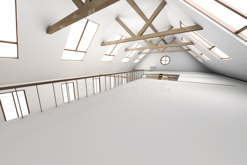 Empty House stock illustration. Illustration of living - 22345525