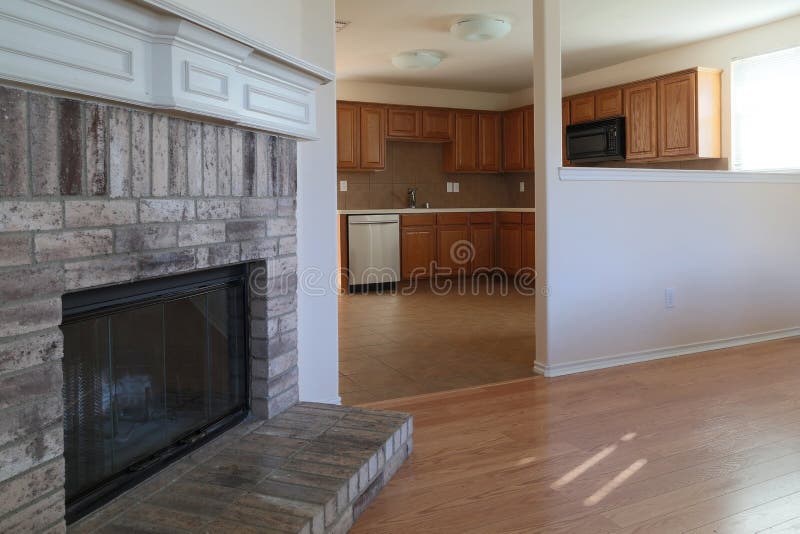 Empty house stock photo. Image of lease, wooden, room - 48009100