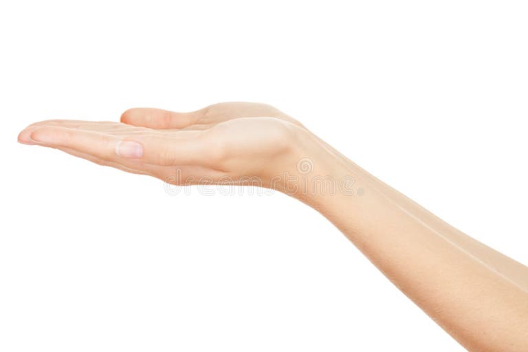Empty Human Hands(Beauty Woman Hands) Stock Image - Image of ...