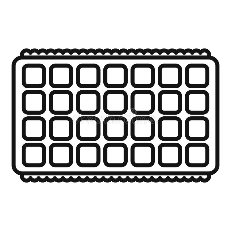 Empty Ice Cube Tray Mold Making Squares for Freezing Water Stock ...