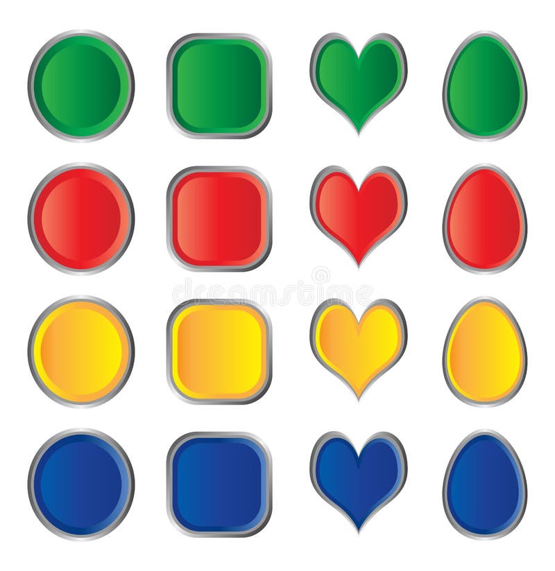 Empty icon stock illustration. Illustration of button - 17491794