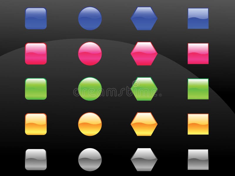 Empty icons stock illustration. Illustration of green - 3409259