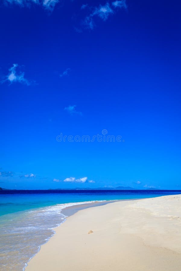 Tropical Beach on an Island Stock Photo - Image of travel, idyllic ...