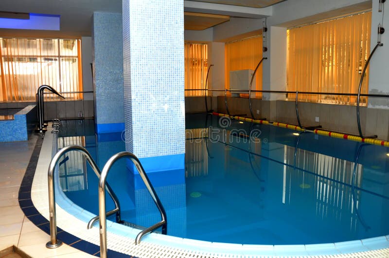 Empty Indoor Pool, No Clients Editorial Photo - Image of modern, design ...