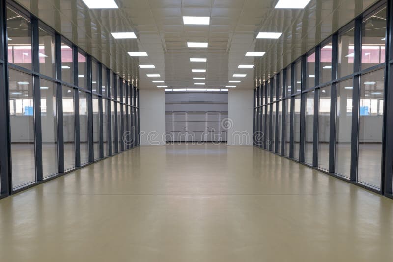 Empty , Industrial Background. Open Space Area Stock Photo - Image of ...