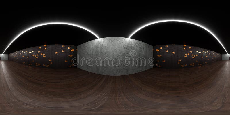 A Modern Galery Hall with LED Lights 360 Panorama Vr Environment Map 3D ...