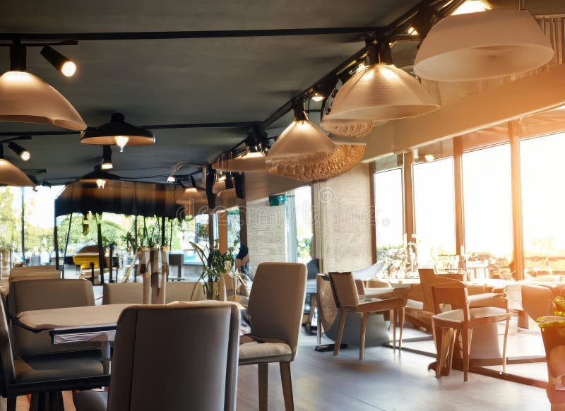 Restaurant Interior Design Ai Stock Illustrations – 31,190 Restaurant ...