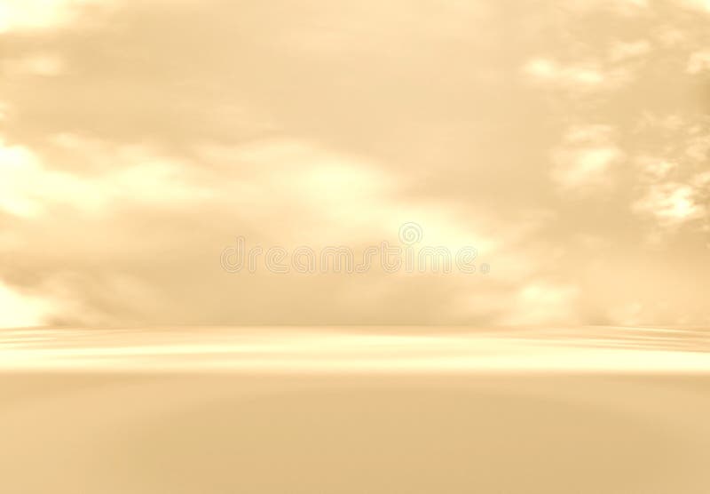 Empty Interior Light Yellow Background for Product Presentation with ...