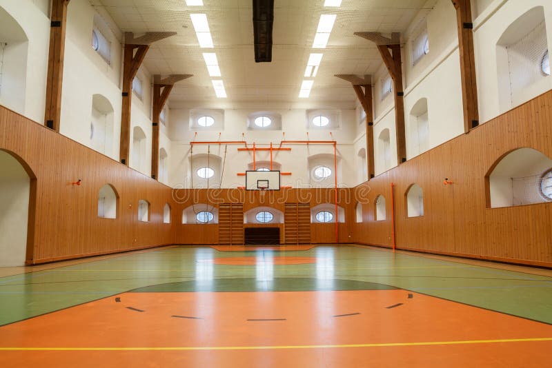 Empty Interior of Public Gym Stock Image - Image of light, game: 31045029