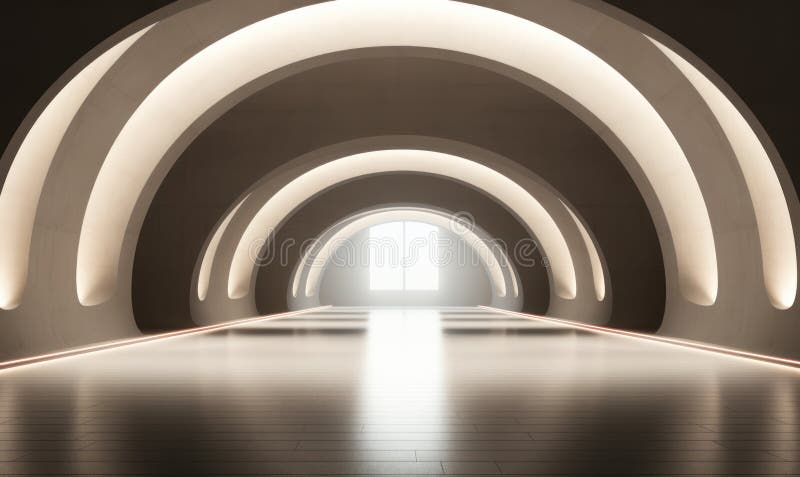 Empty Modern Interior Space, Big Windows, Large Interior Space, Studio ...