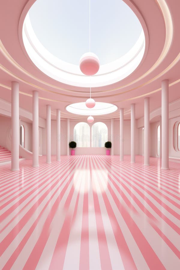 Large Space Modern Empty Interior Room Space, Modern Floor with a ...