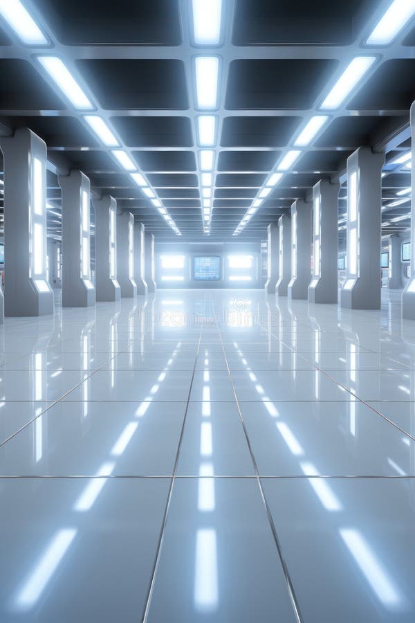 Large Space Modern Empty Interior Room Space, Modern Floor with a ...