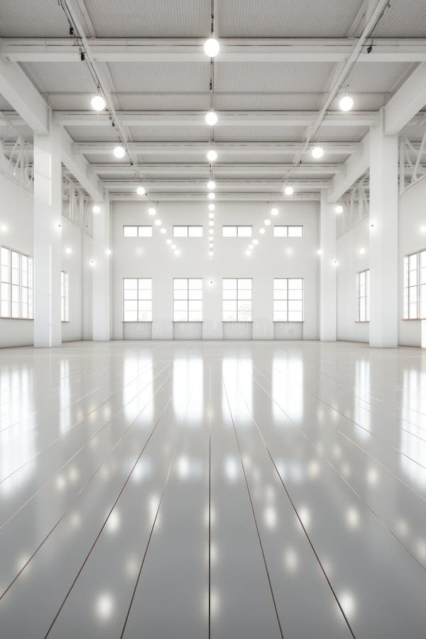 Large Space Modern Empty Interior Room Space, Modern Floor with a ...