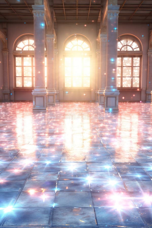 Large Space Modern Empty Interior Room Space, Modern Floor with a ...