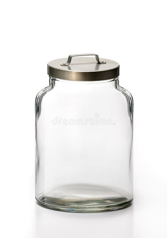 Empty Jar stock photo. Image of container, symbolic, stainless - 5359708