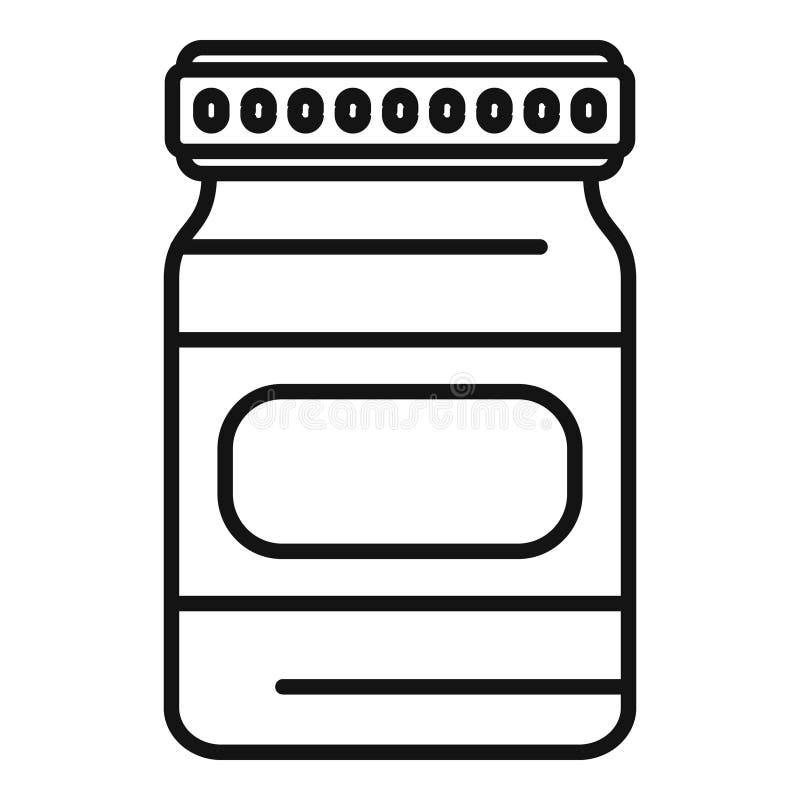 Empty Jar with Blank Label for Branding and Packaging Design Stock ...