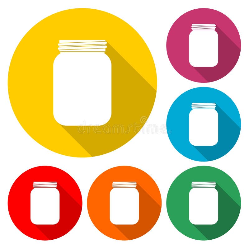 Empty Jar - Illustration stock vector. Illustration of canned - 159040051
