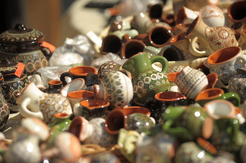 Empty jugs and pots stock photo. Image of closeup, culture - 24897186