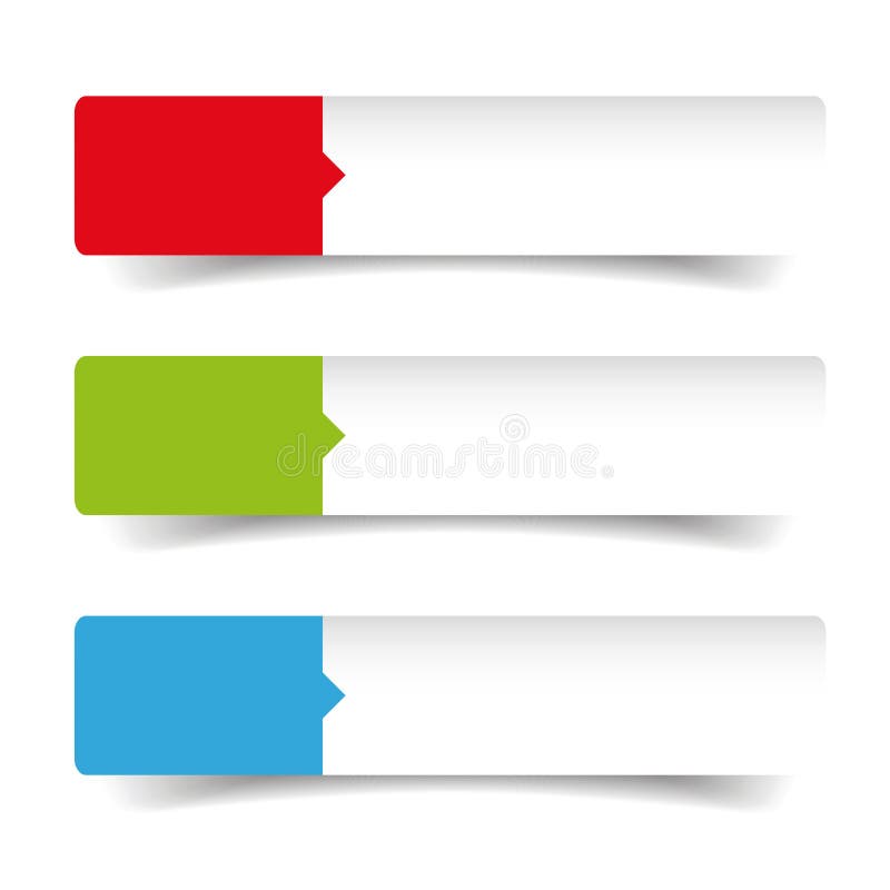 Empty label sticker set stock vector. Illustration of paper - 104706537