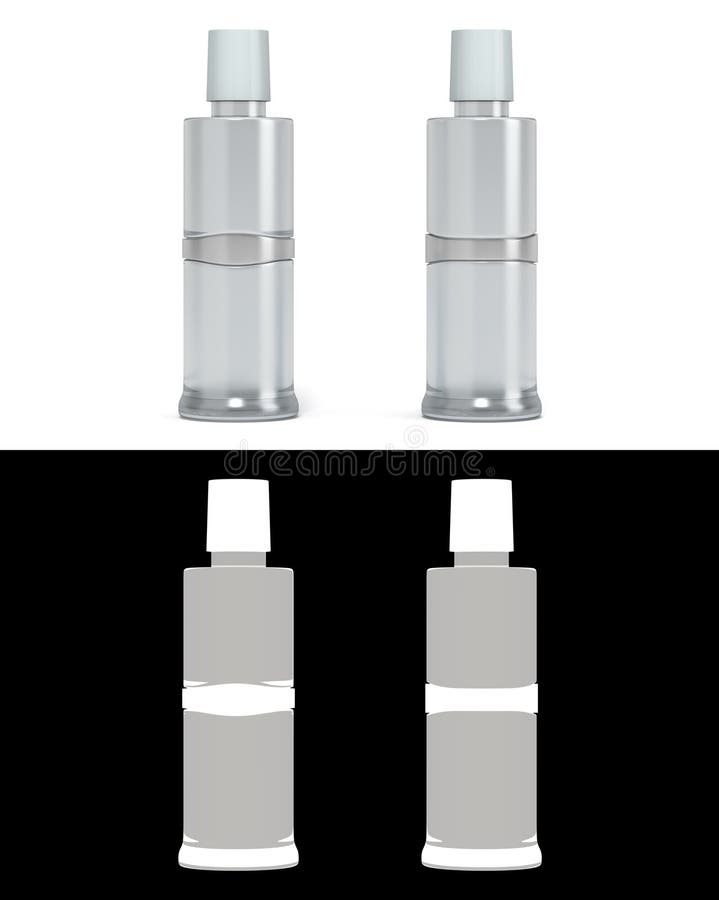 Empty Label Packaging Bottles for Parfume Brand Presentation 3d Render ...