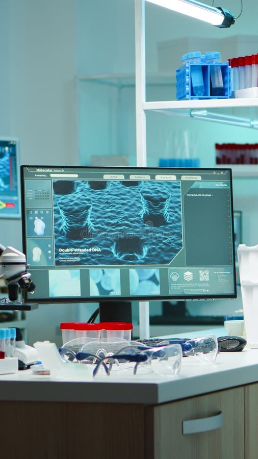 Empty Laboratory Modernly Equipped with Nobody in it Stock Image ...