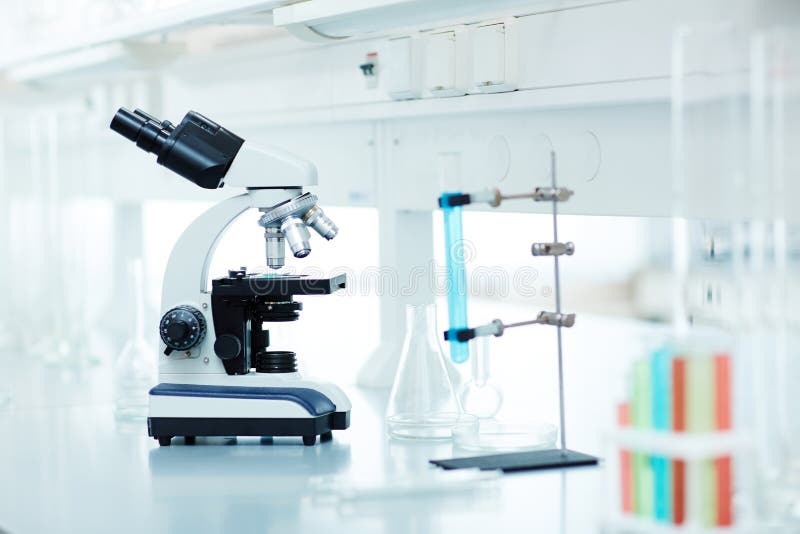 Empty Modern Laboratory stock image. Image of test, copy - 120827753