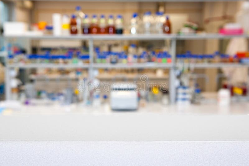 Empty Laboratory Top or Bench Stock Image - Image of biotech, research ...