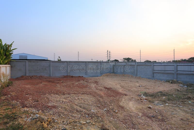 An Empty Land Area with Clear Skies at East Jakarta, December 2020 ...