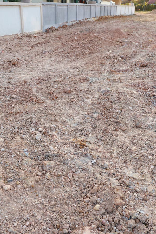 Empty Land Used for Construction Building Stock Photo - Image of ...