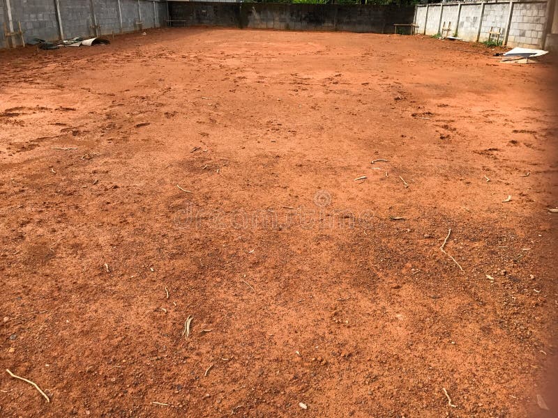 Empty Land and Wall for Construction Stock Photo - Image of industrial ...