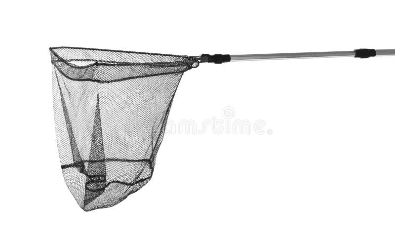 Empty Landing Net for Fishing Stock Image - Image of design, handle ...