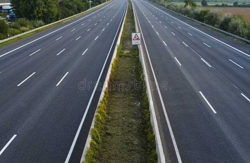 Empty 8-lane-highway stock photo. Image of congestion - 34710568