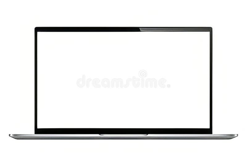 Empty Laptop Screen Mockup Template, Laptop Display Stock Photo - Image ...
