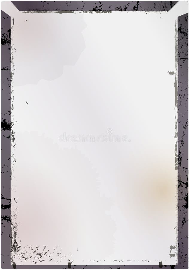 Empty Large Format Vintage Glass Negative or Picture Fram, Grunge Style ...