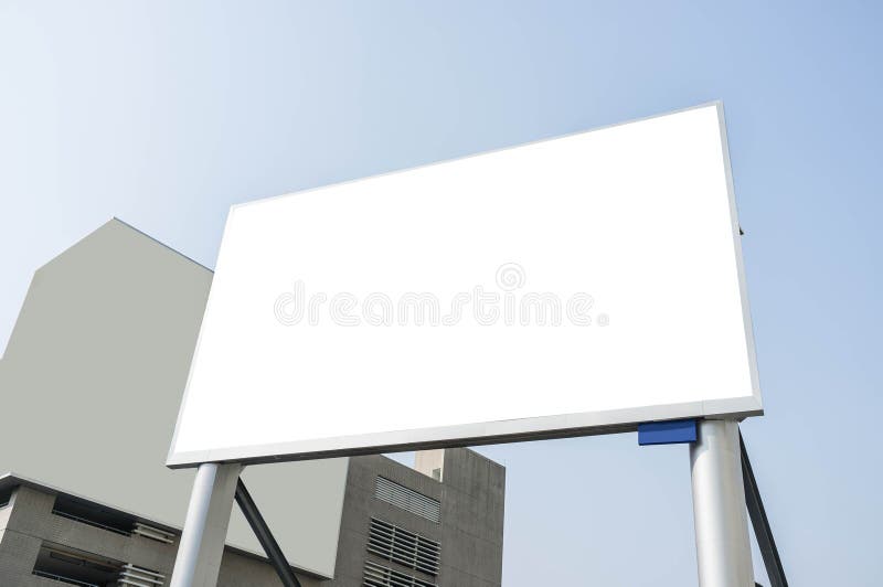 Empty LED Billboard stock image. Image of blank, clipping - 43997587