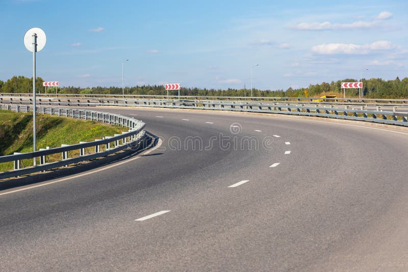 Empty left turn stock image. Image of turn, path, empty - 76057197