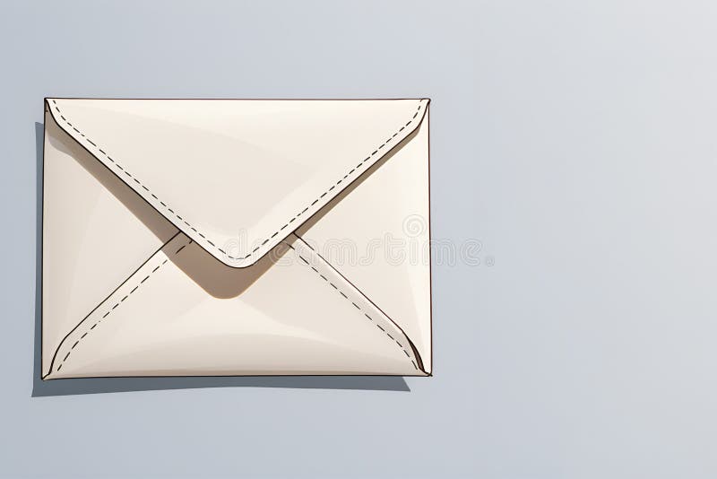 Empty Letter Envelope. Mockup for Design Stock Illustration ...