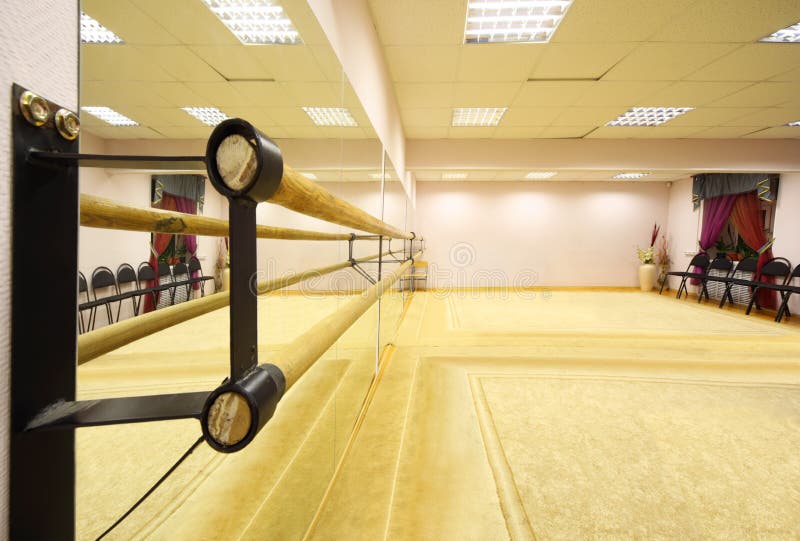 Empty light ballet class stock photo. Image of ballet - 21460524