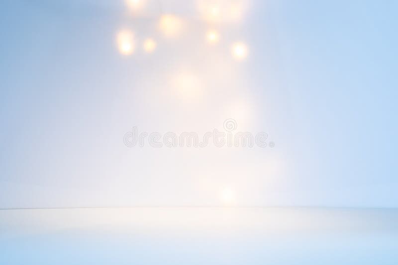 Empty Light Blue Background for Product Presentation with Softly ...