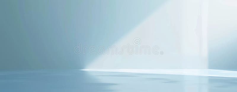 Empty Light Blue Minimalist Space for Display or Showcase. Stock Photo ...