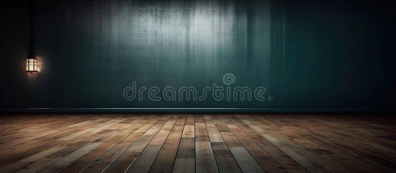 Empty Light Dark Wall AI Generated Image Stock Illustration ...