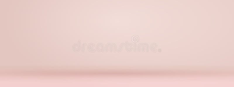 Empty Light Pink Studio Background. Vector Illustration Stock Vector ...