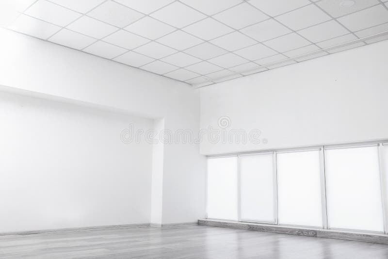 Empty light spacious room stock image. Image of floor - 151165429