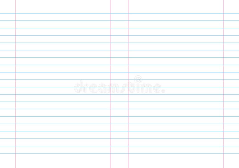 Lined Grid Blank Pages Stock Illustrations – 220 Lined Grid Blank Pages ...